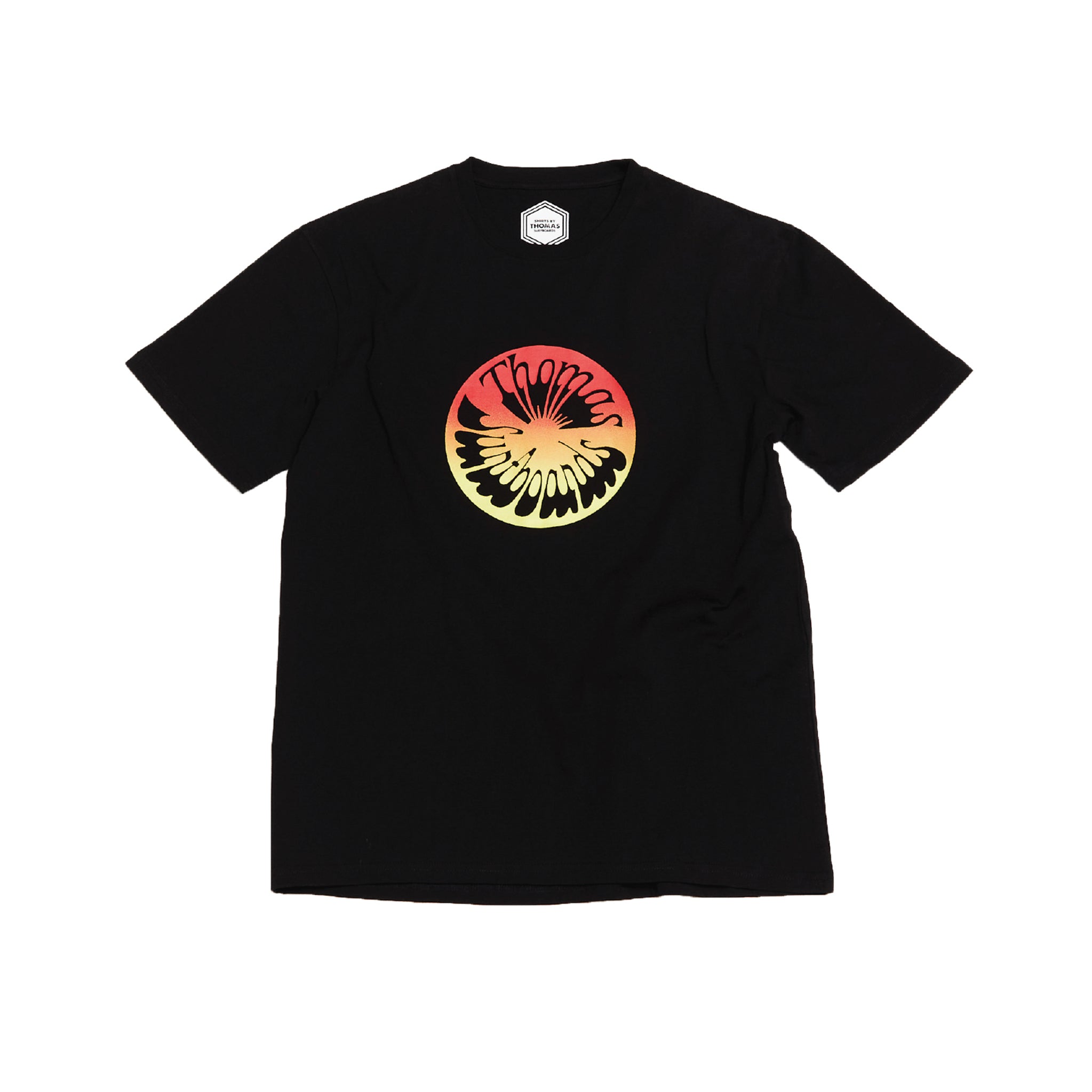 Thomas Sun Circle T-Shirt Black – Thomas Surfboards